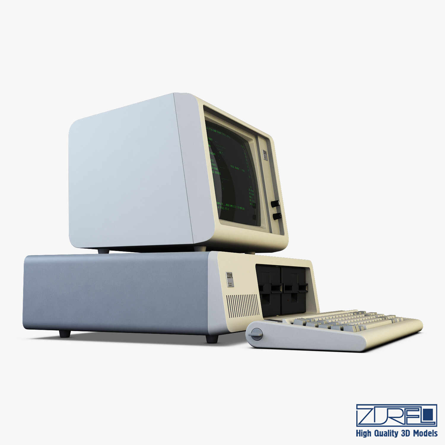 ArtStation - IBM 5150 Personal Computer | Resources