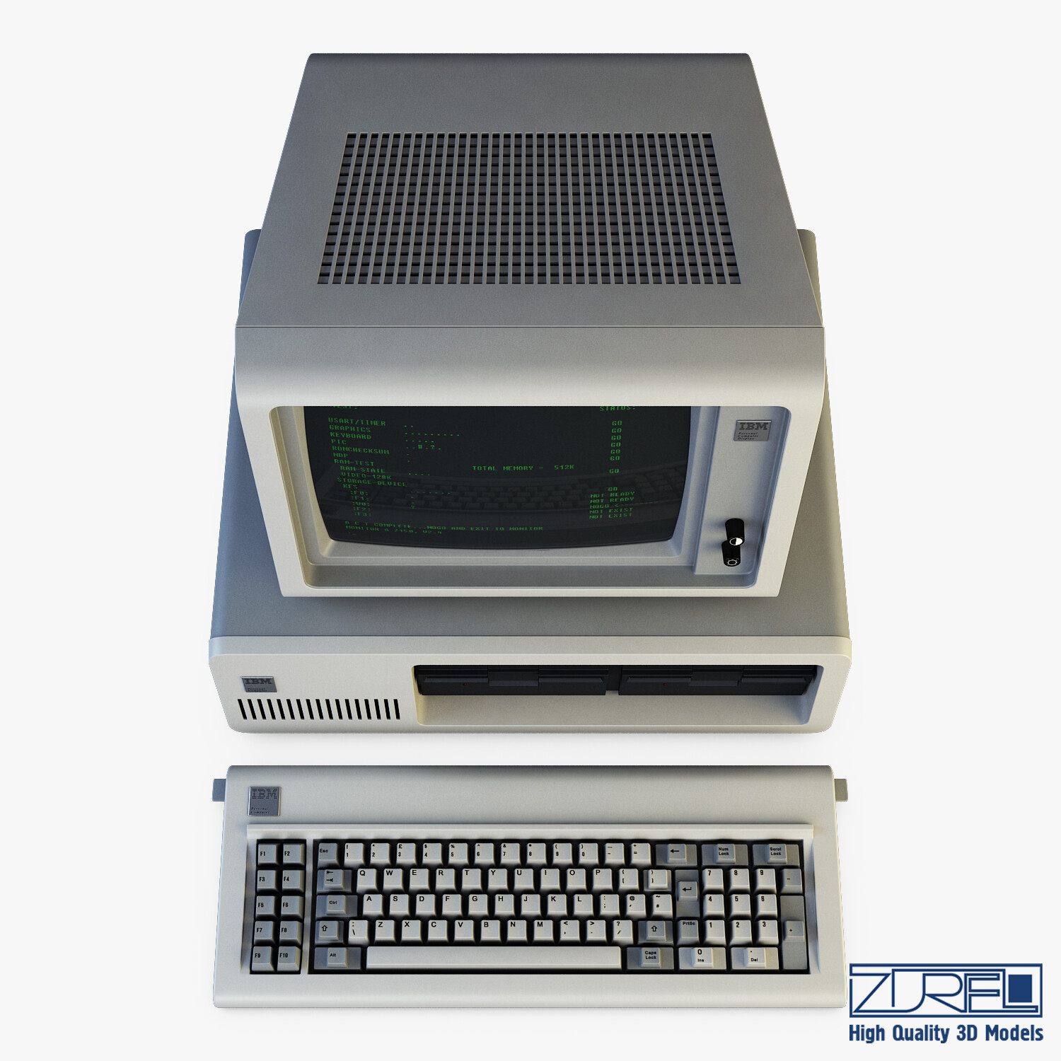 ArtStation - IBM 5150 Personal Computer | Resources