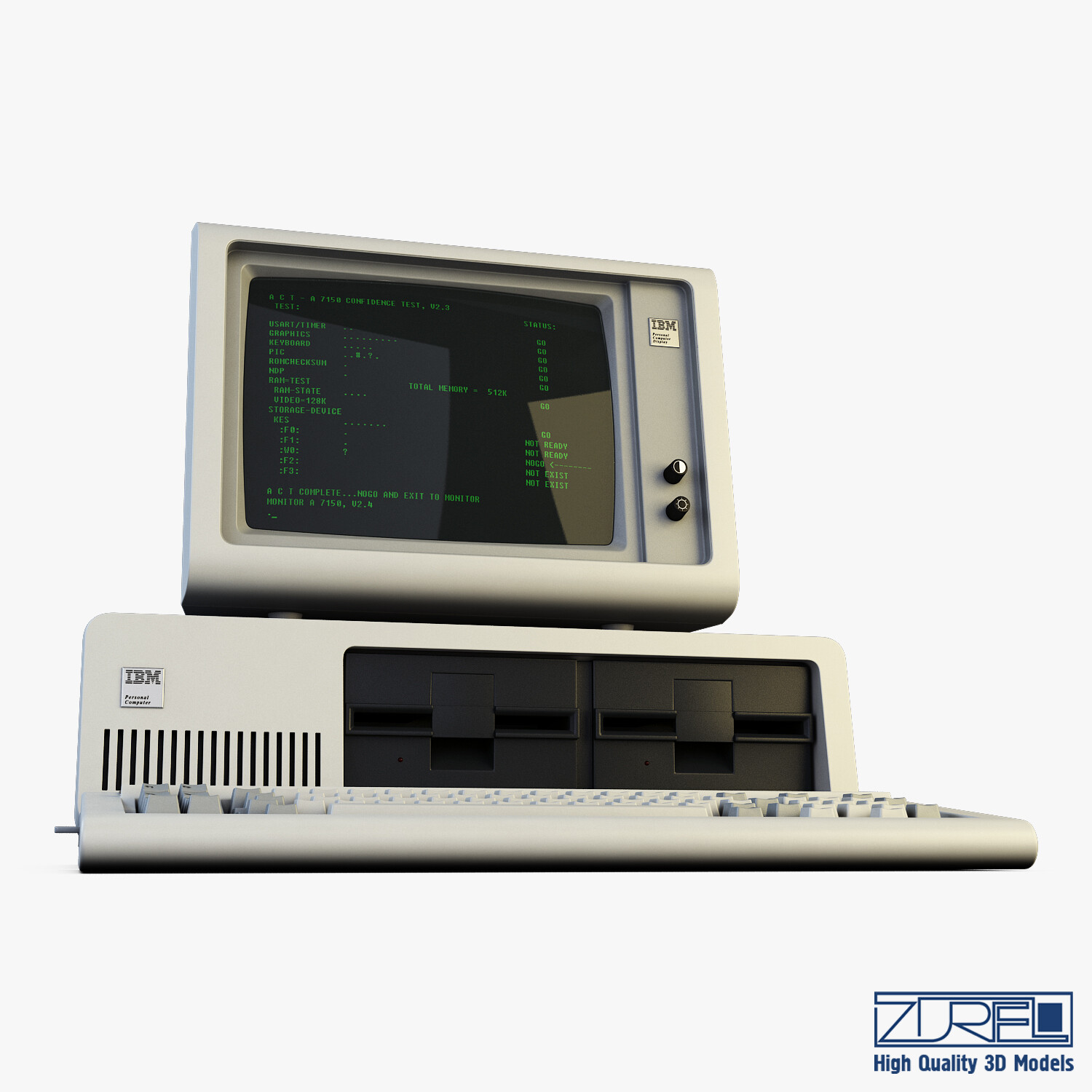 ArtStation - IBM 5150 Personal Computer | Resources