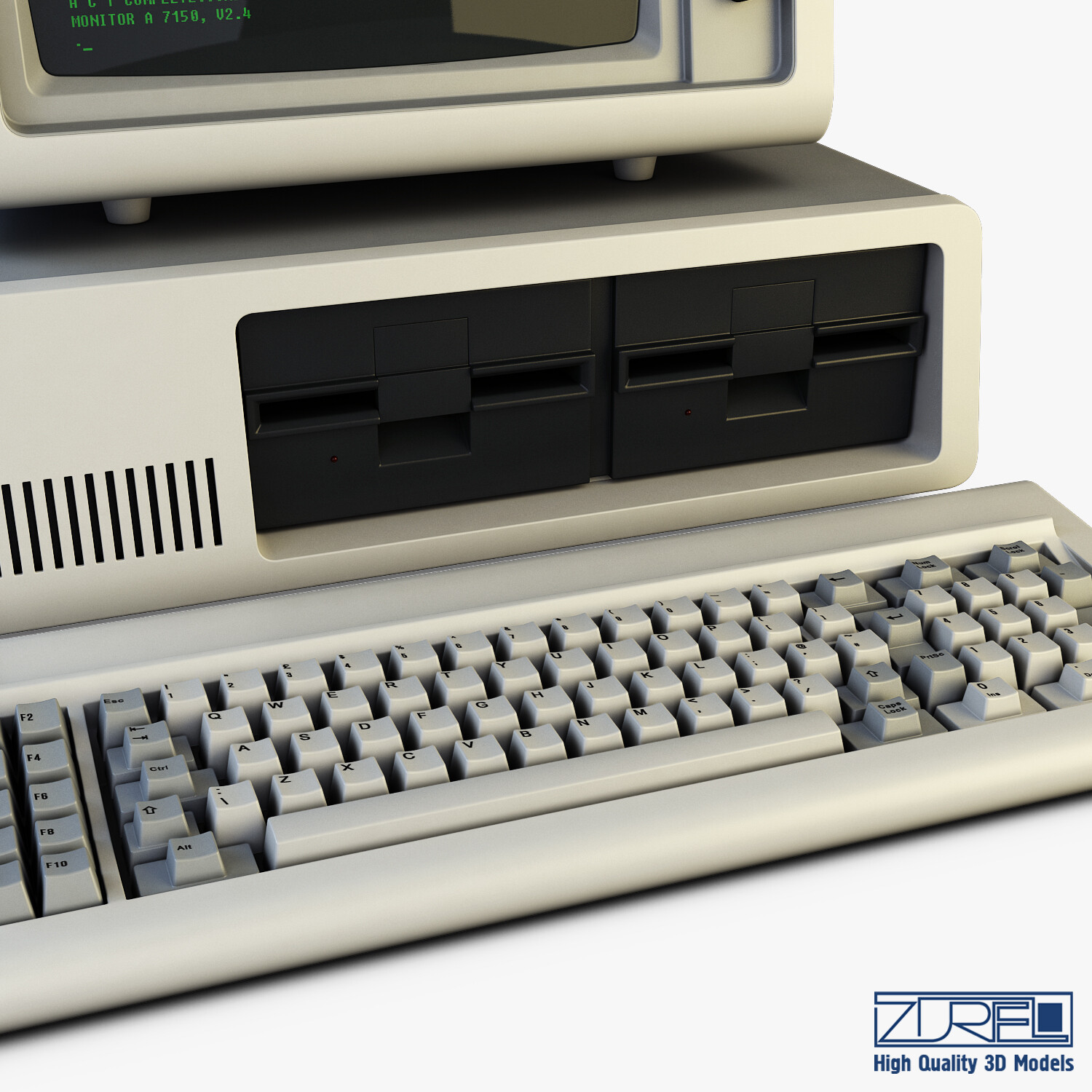 ArtStation - IBM 5150 Personal Computer | Resources