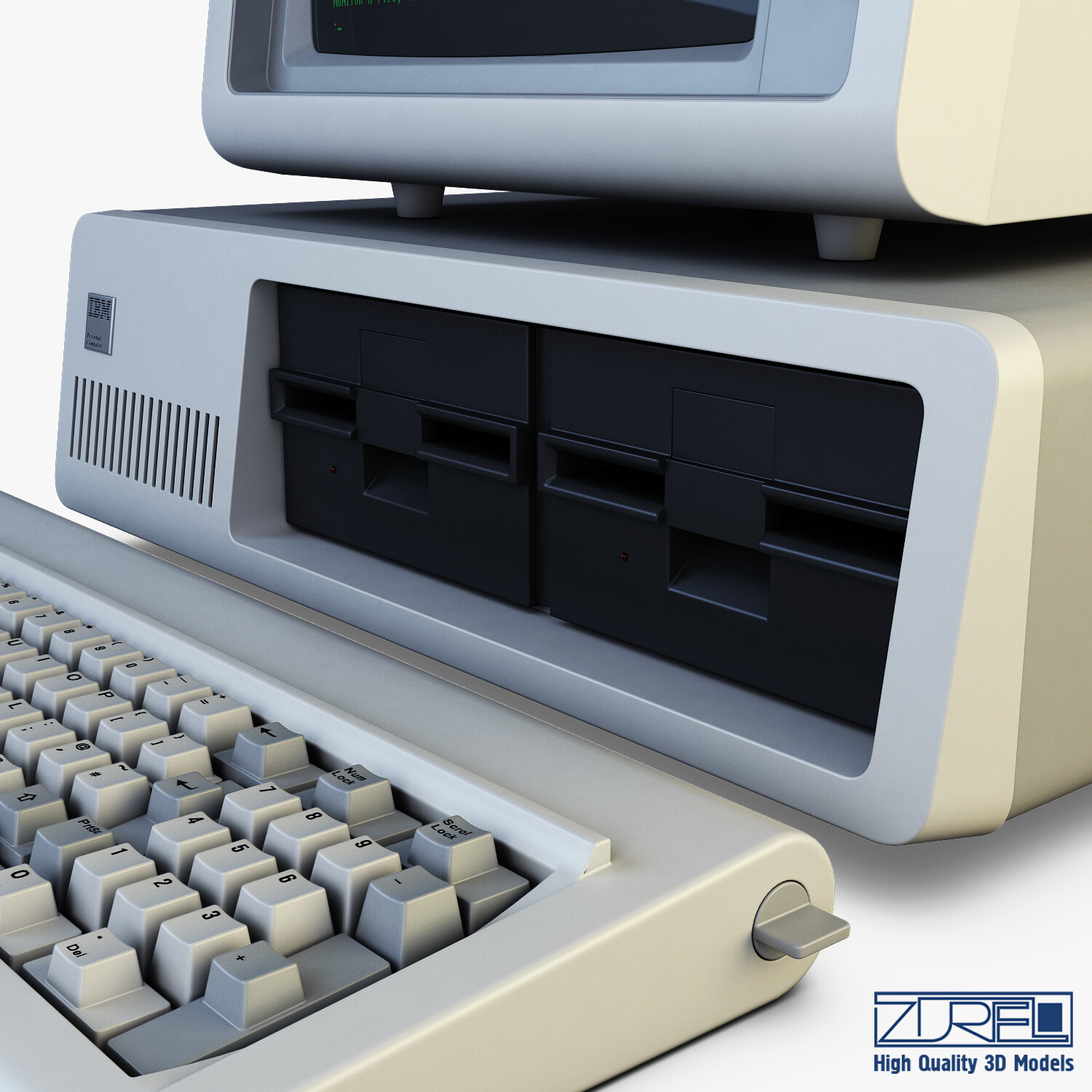 ArtStation - IBM 5150 Personal Computer | Resources