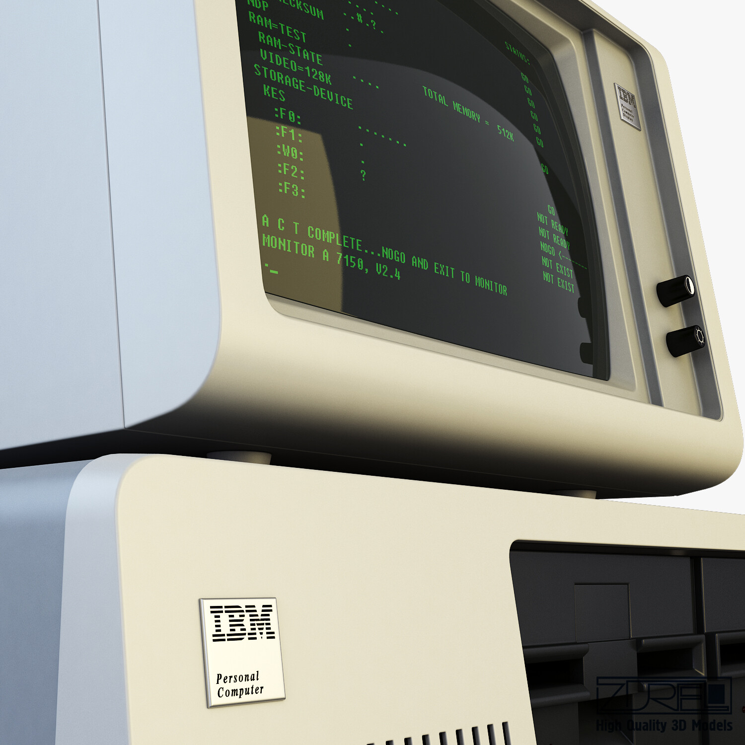 ArtStation - IBM 5150 Personal Computer | Resources