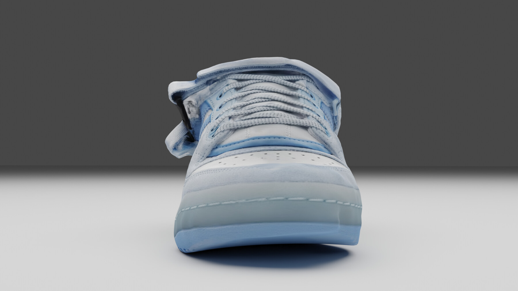 ArtStation - adidas Forum Buckle Low Bad Bunny Blue Tint | Game Assets