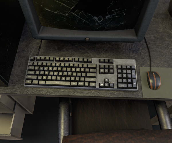 ArtStation - Broken Computer | Game Assets