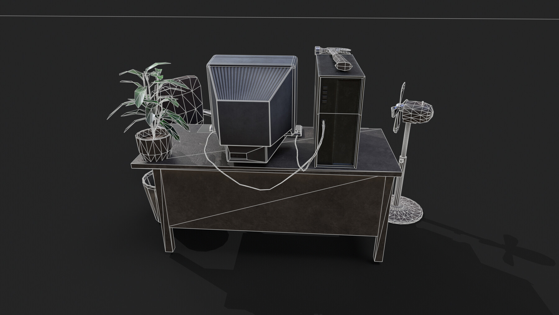 ArtStation - Broken Computer | Game Assets