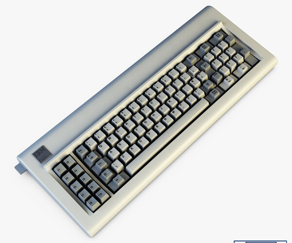 ArtStation - IBM 5150 Keyboard | Resources