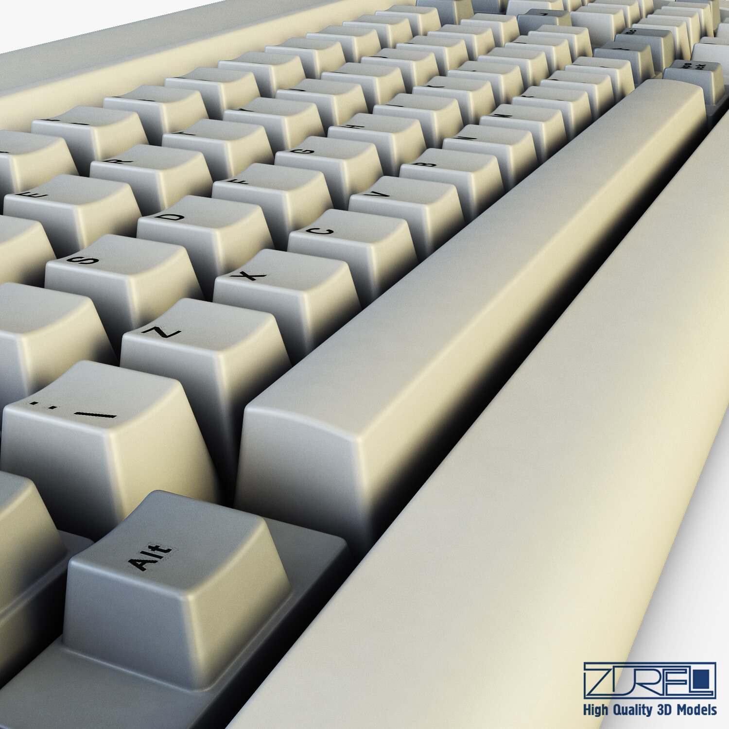 ArtStation - IBM 5150 Keyboard | Resources
