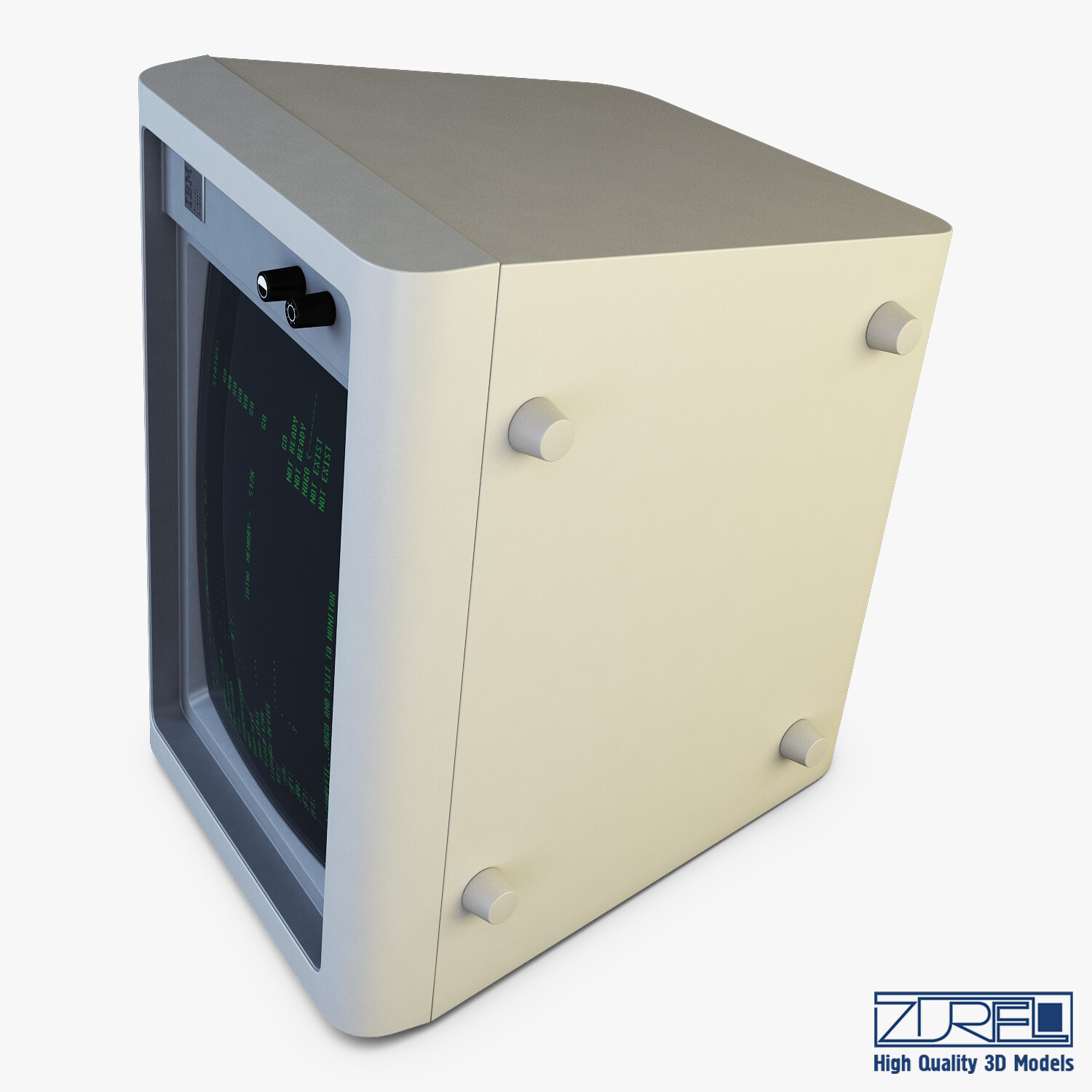 ArtStation - IBM 5150 Monitor | Resources