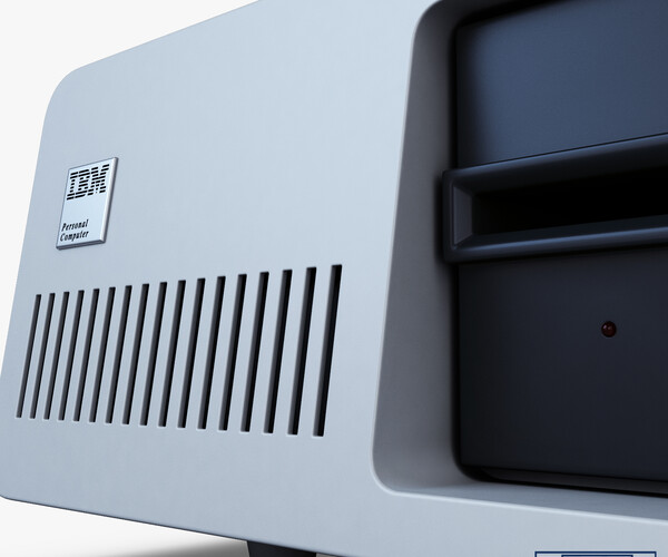 ArtStation - IBM Computer Tower | Resources