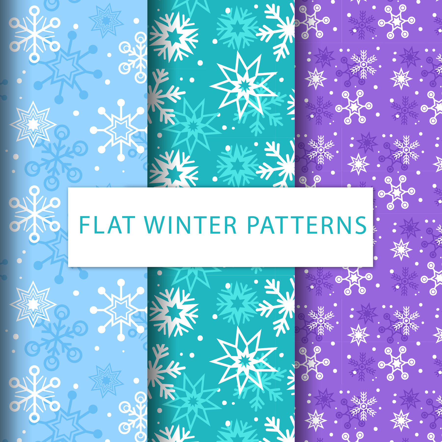 ArtStation - Winter vector patterns, EPS and AI Template File | Artworks