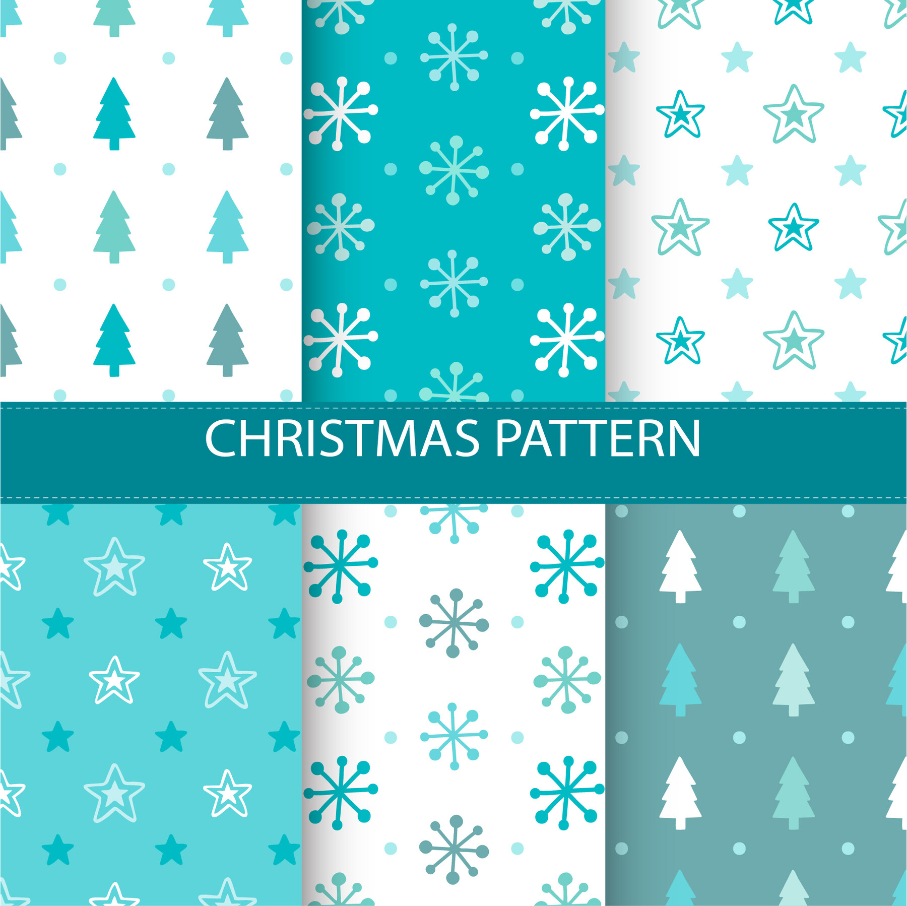 ArtStation - Winter vector patterns, EPS and AI Template File | Artworks