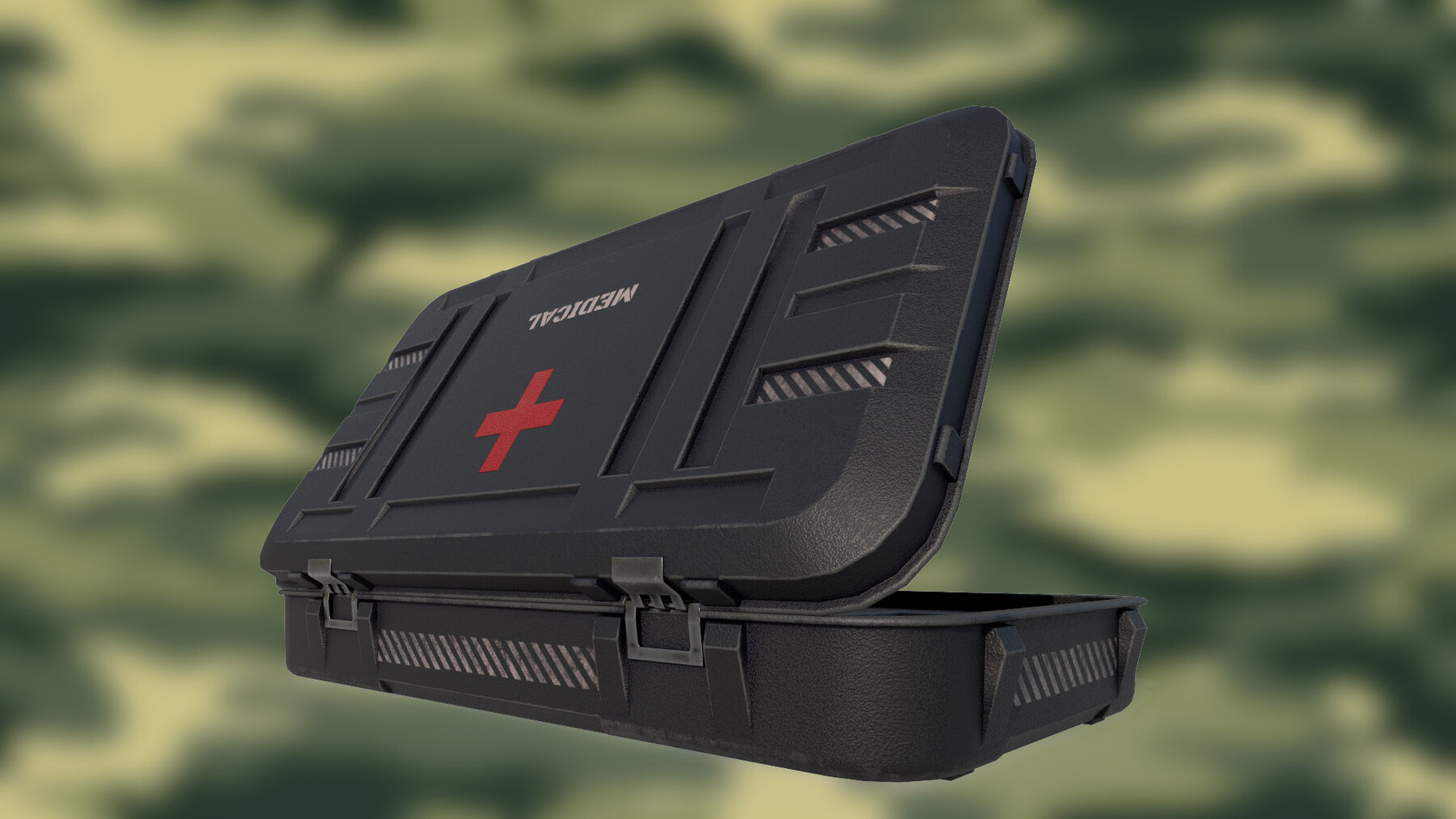 ArtStation - Military medical box PBR game ready Low-poly 3D model ...