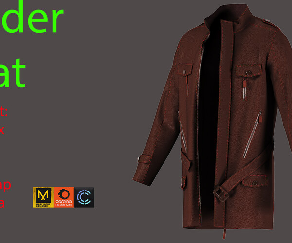 ArtStation - Leader coat | Resources