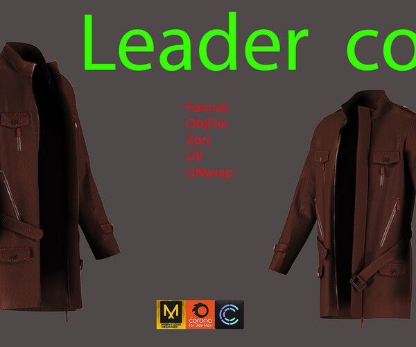 ArtStation - Leader coat | Resources