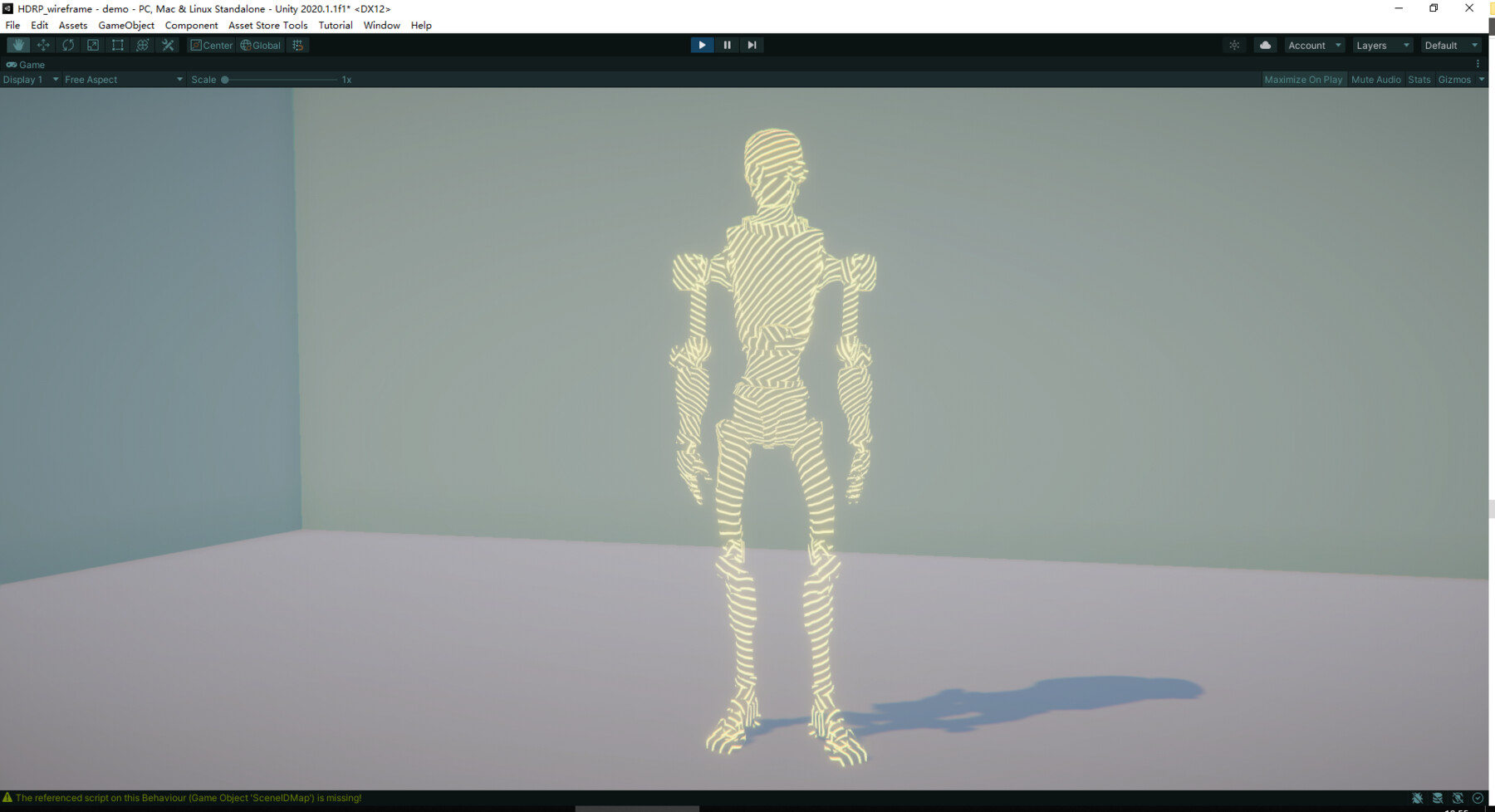 ArtStation - Unity VFX - Wireframe Effect | Game Assets