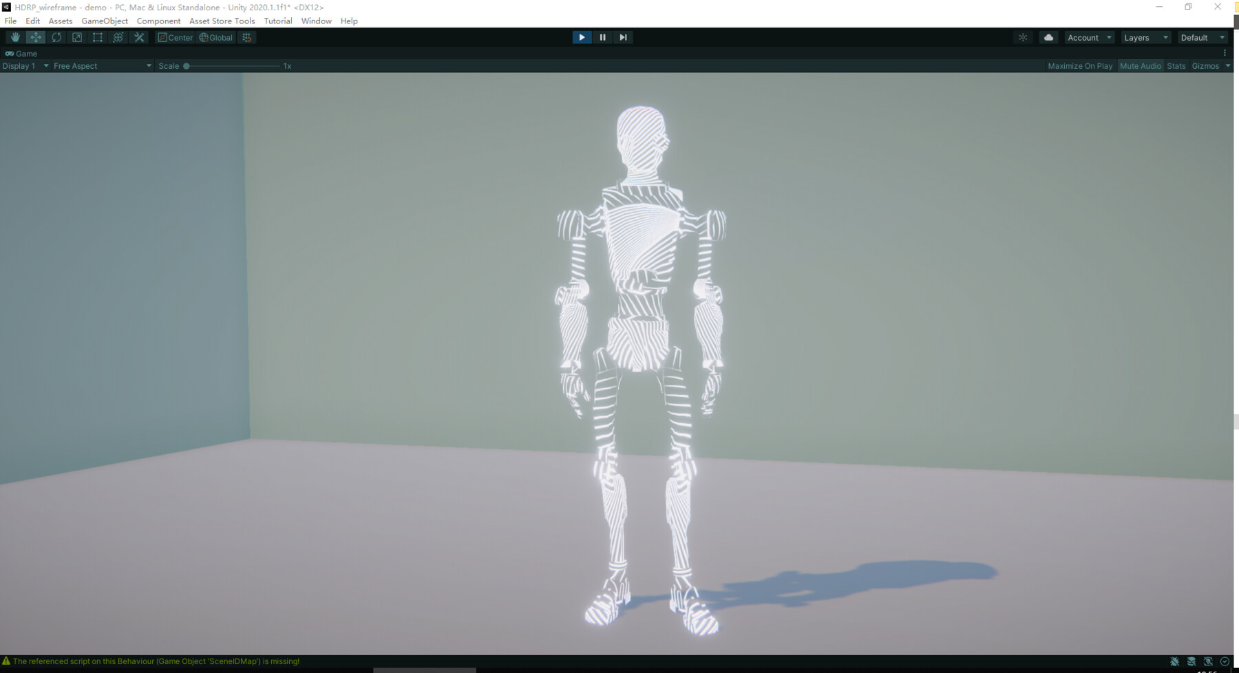 ArtStation - Unity VFX - Wireframe Effect | Game Assets