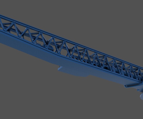 ArtStation - Italian navy WW2 catapult 1-200 scale - 3D PRINTING ...