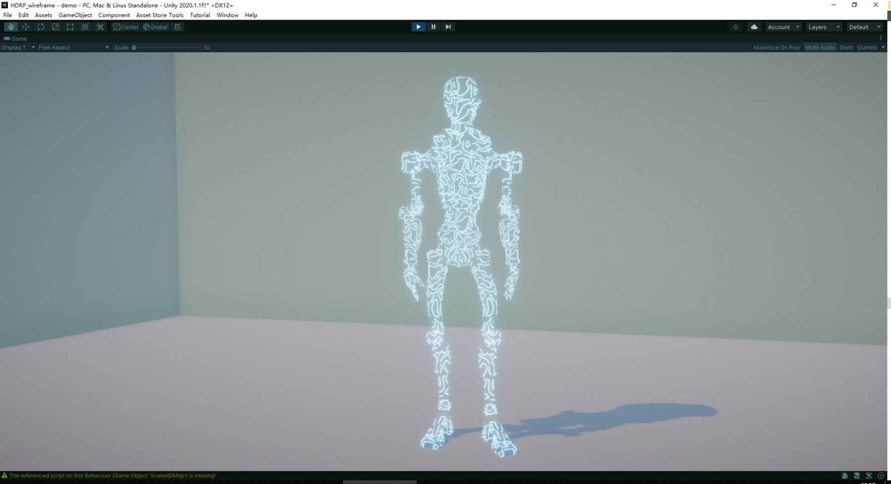 ArtStation - Unity VFX - Wireframe Effect | Game Assets