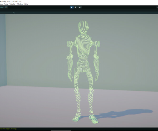 ArtStation - Unity VFX - Wireframe Effect | Game Assets