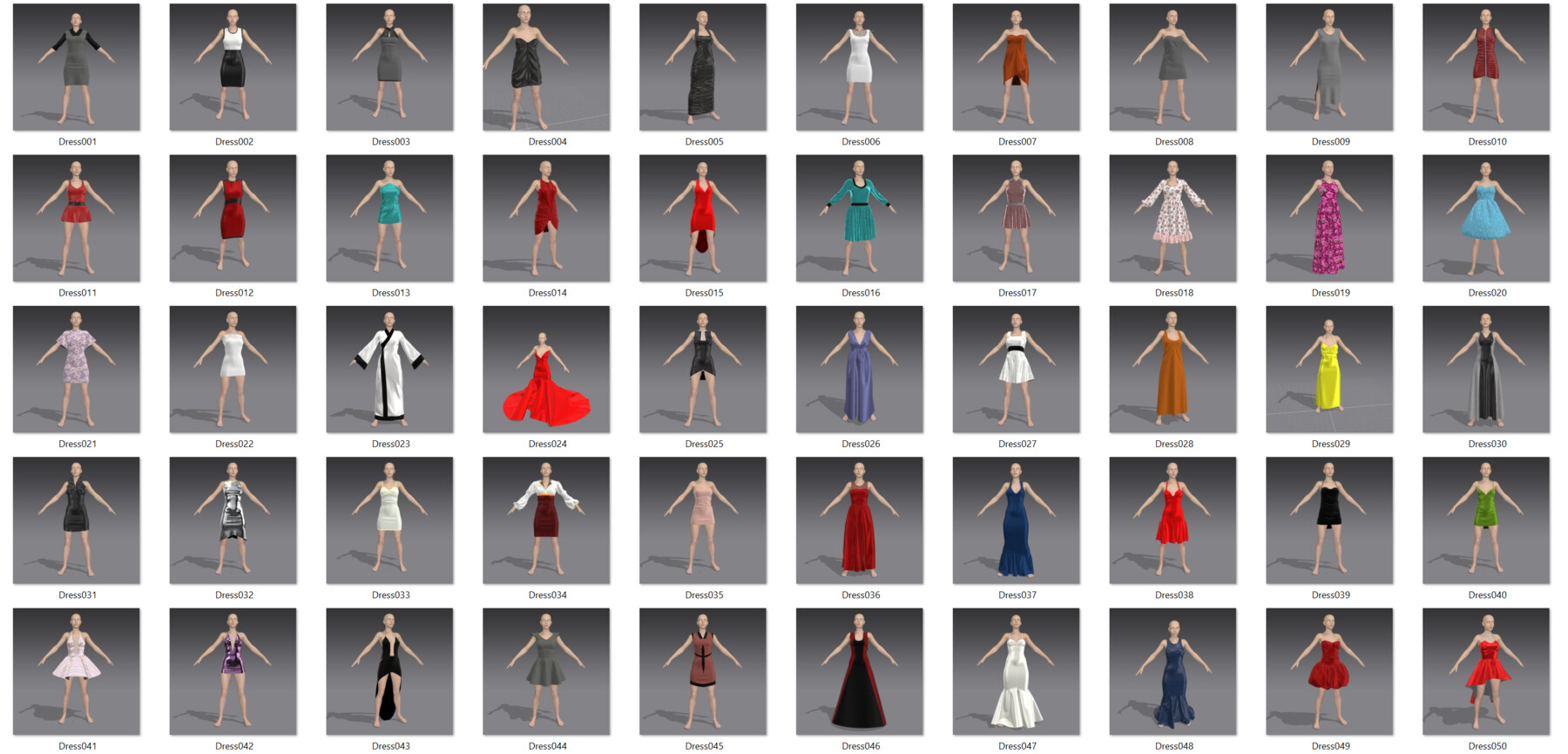 ArtStation - Dress pack : 001 - 100 Marvelous Designer, Projects Files ...