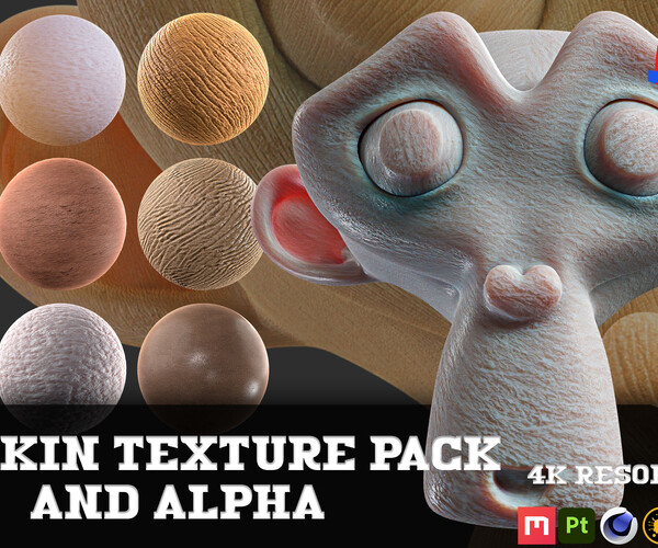 ArtStation - 40 Hyper Realistic Seamless And Tileable PBR Skin Texture ...