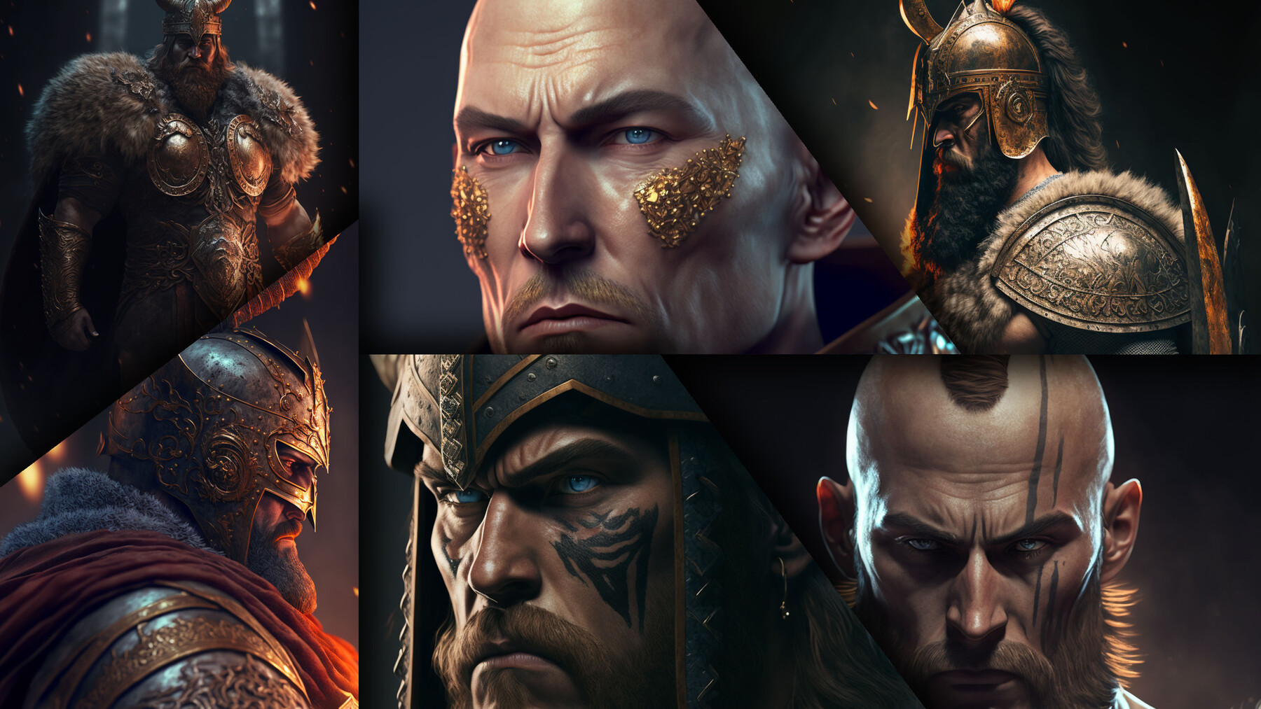 ArtStation - 102 Legendary Male Warrior (More Than 8K Resolution ...