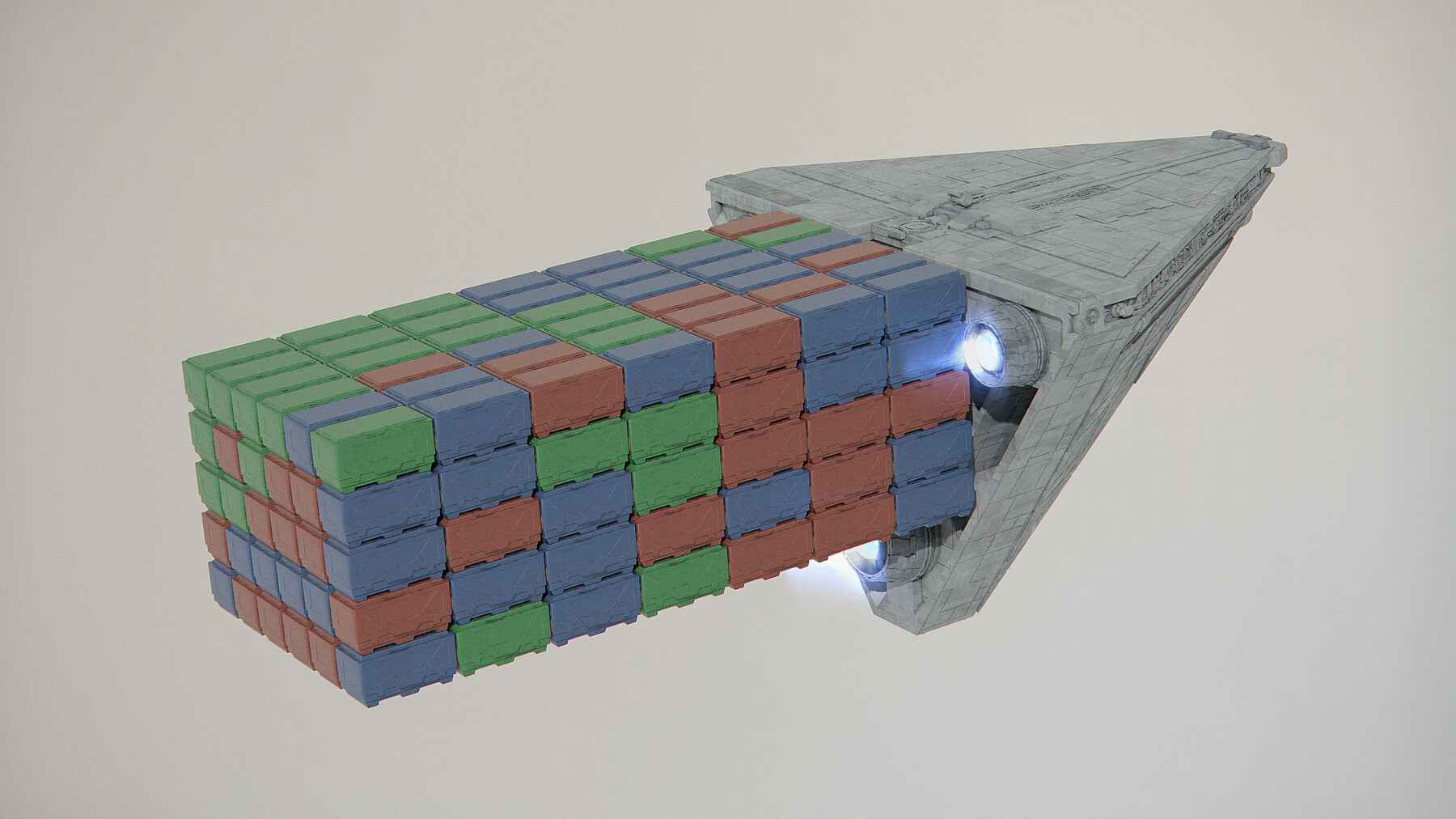 ArtStation - Imperial Class 4 Container Transport MOSE - Star Wars ...