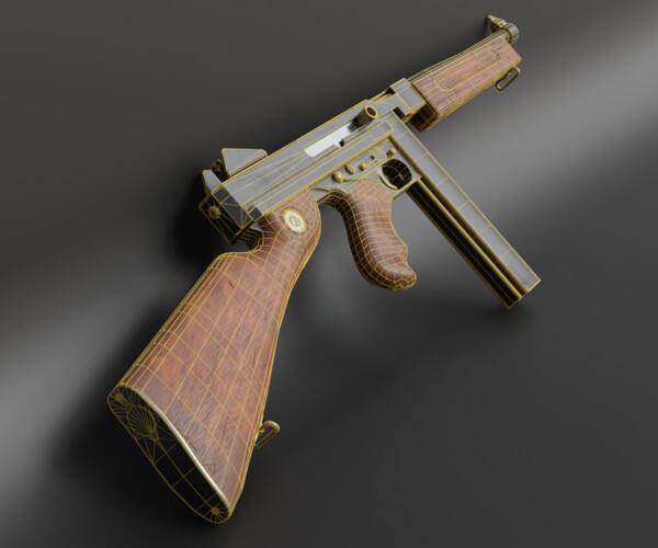 ArtStation - Thompson M1A1 | Resources