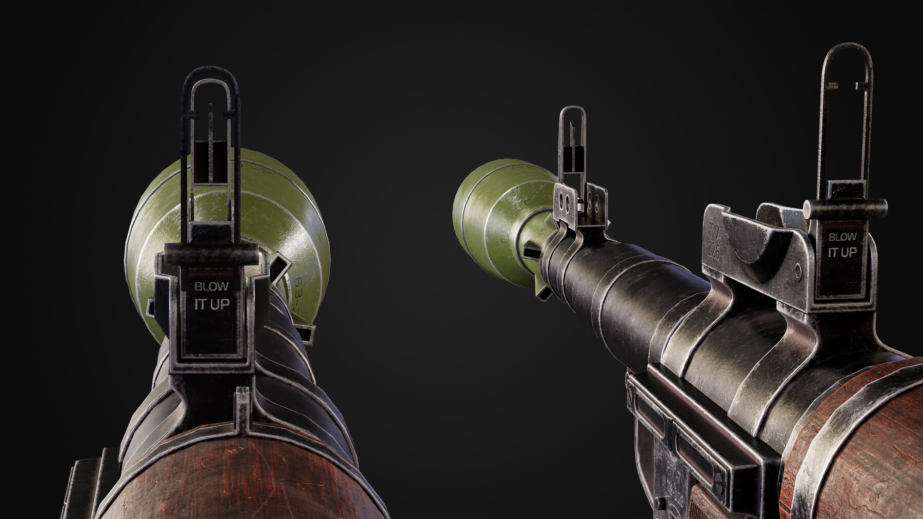 ArtStation - RPG-7 rocket launcher game ready asset | Game Assets