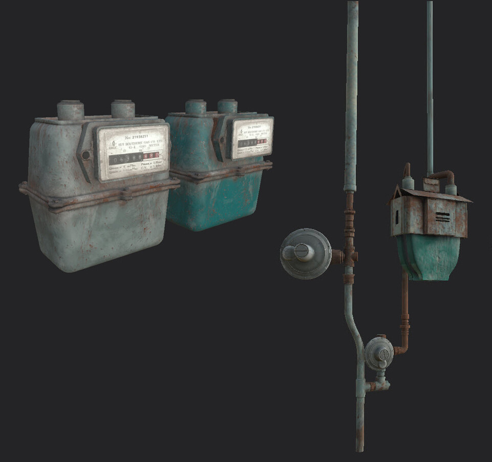 ArtStation - Gas Meters | Resources