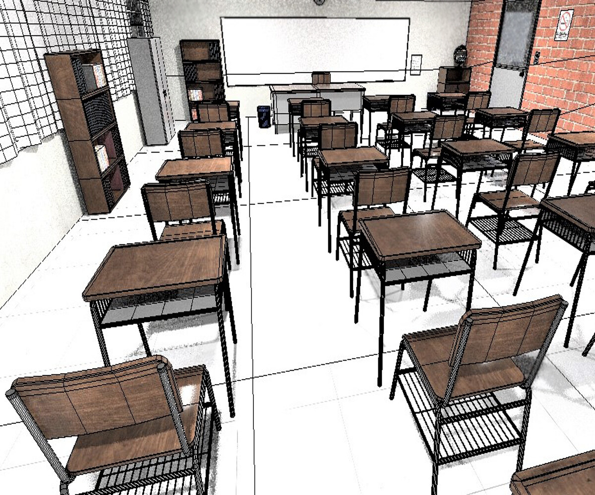 ArtStation - College School Secondary | Game Assets