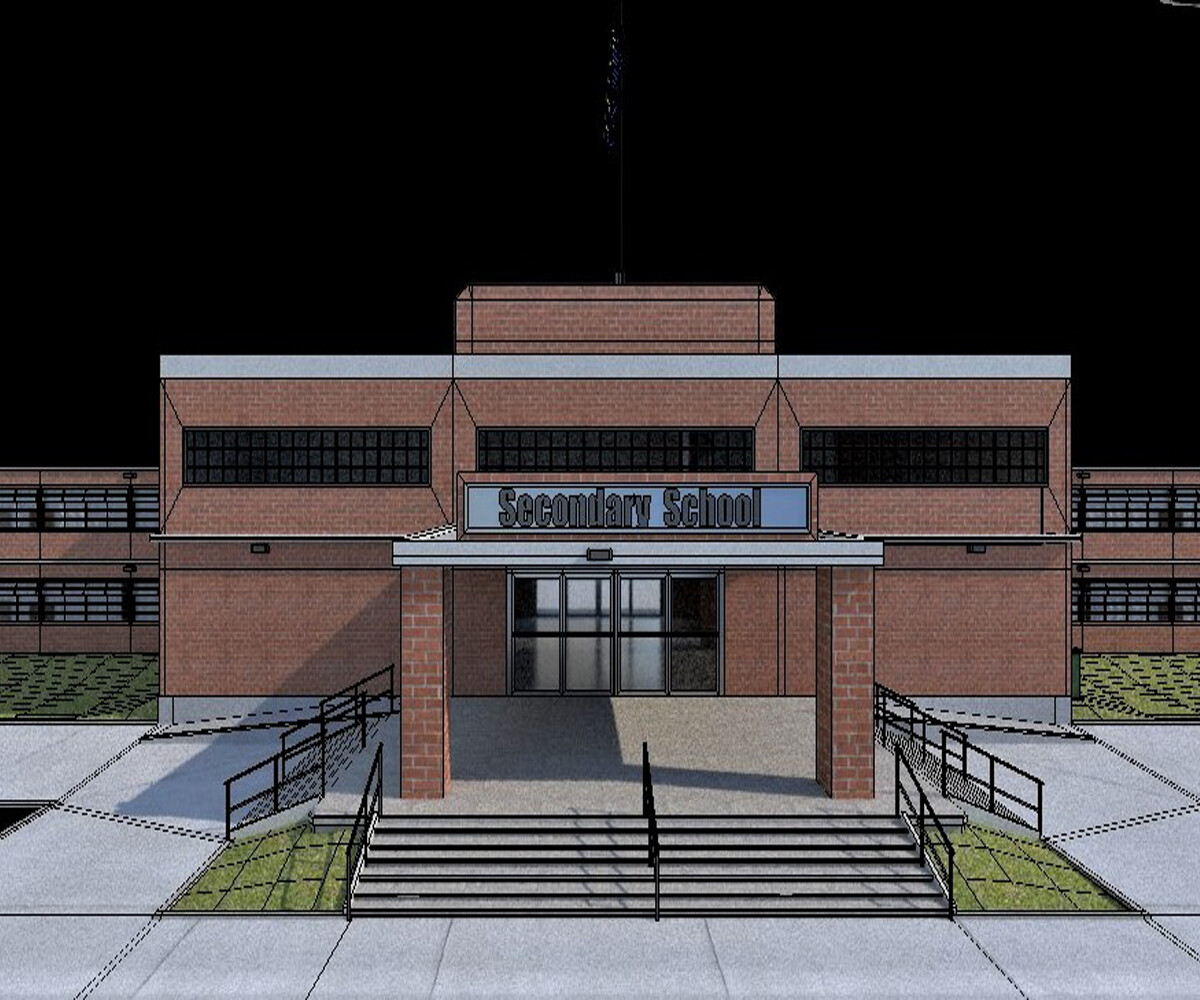 ArtStation - College School Secondary | Game Assets