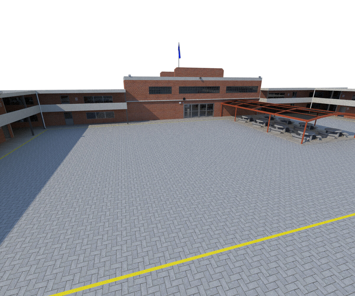ArtStation - College School Secondary | Game Assets
