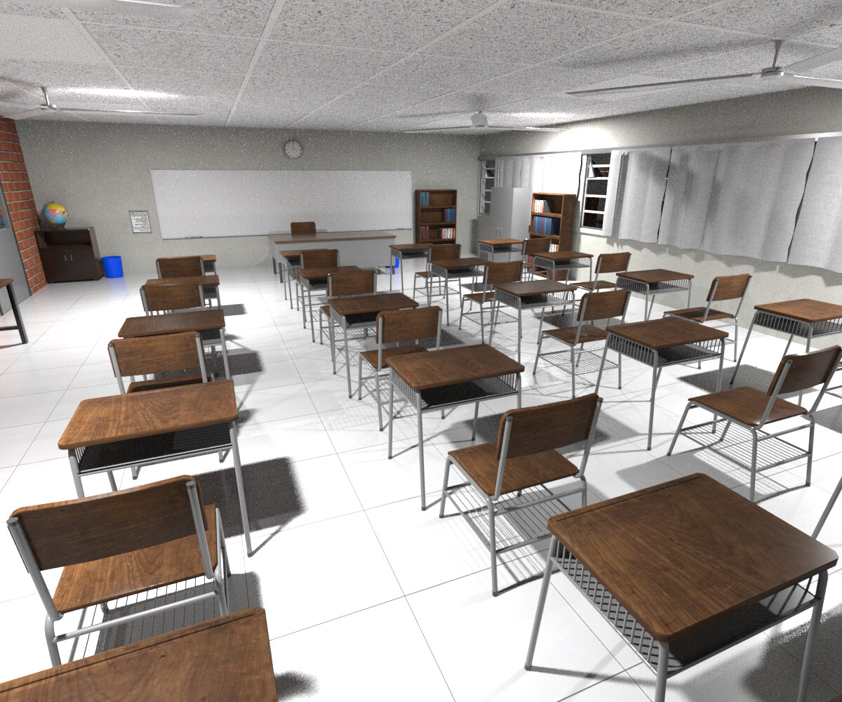 ArtStation - College School Secondary | Game Assets
