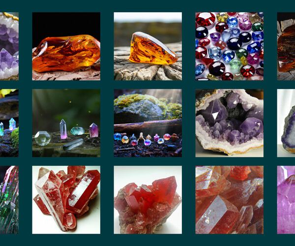 ArtStation - Crystals, minerals & magic stones: 100 reference photo ...