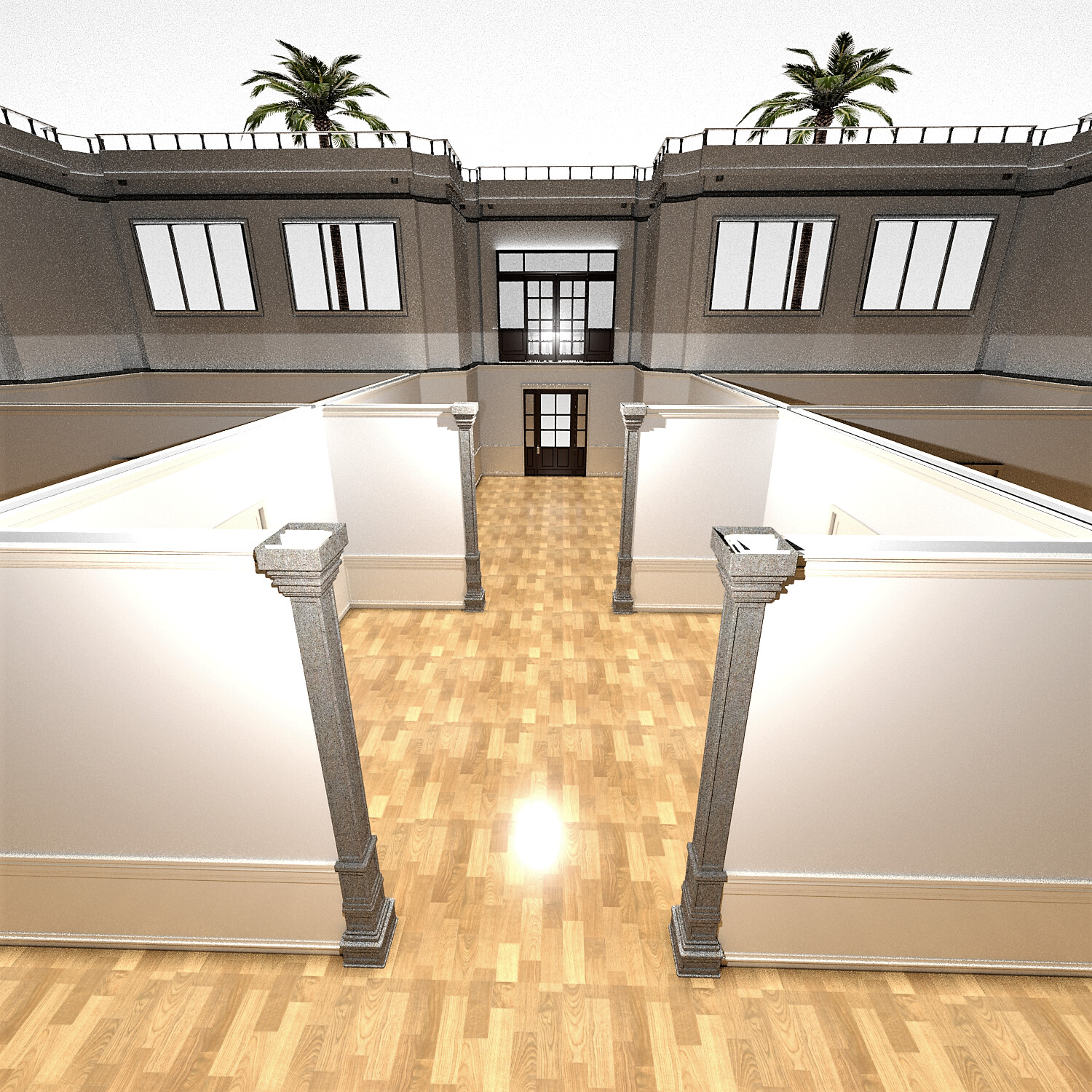 ArtStation - Mansion with interior | Game Assets