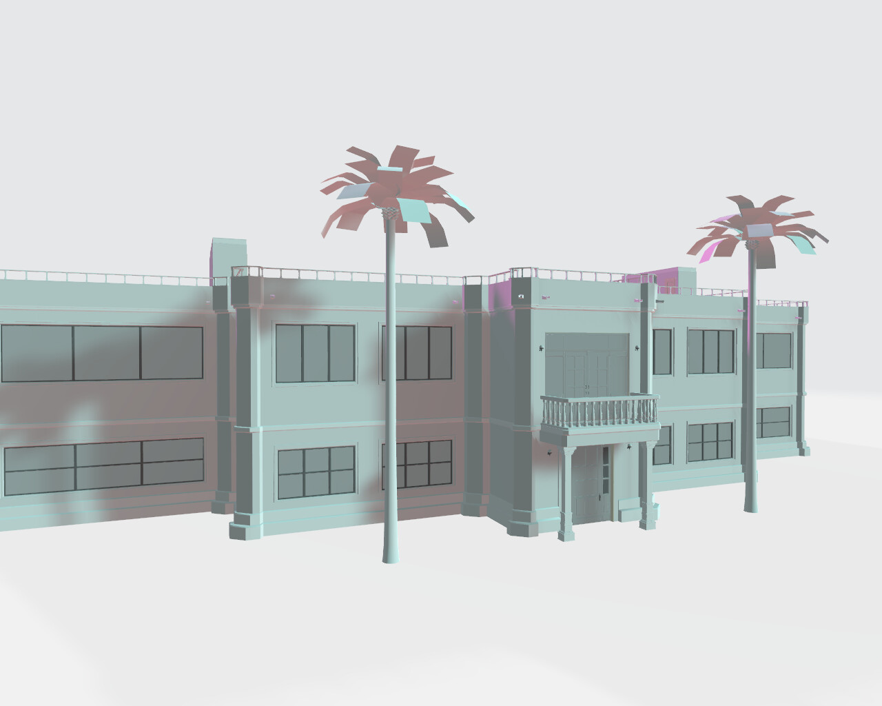 ArtStation - Mansion with interior | Game Assets