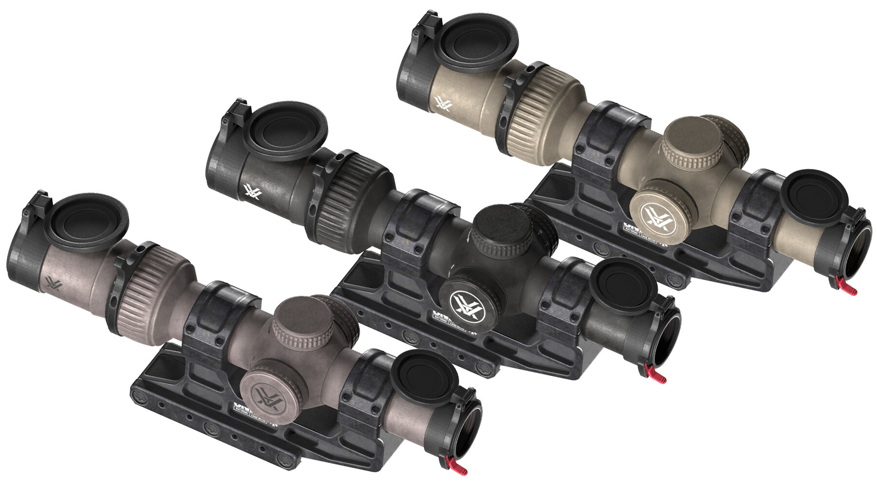 ArtStation - MILITARY VORTEX 1X8 LPVO RIFLE SCOPE | Game Assets