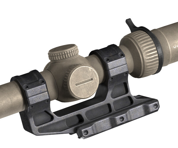 ArtStation - MILITARY VORTEX 1X8 LPVO RIFLE SCOPE | Game Assets