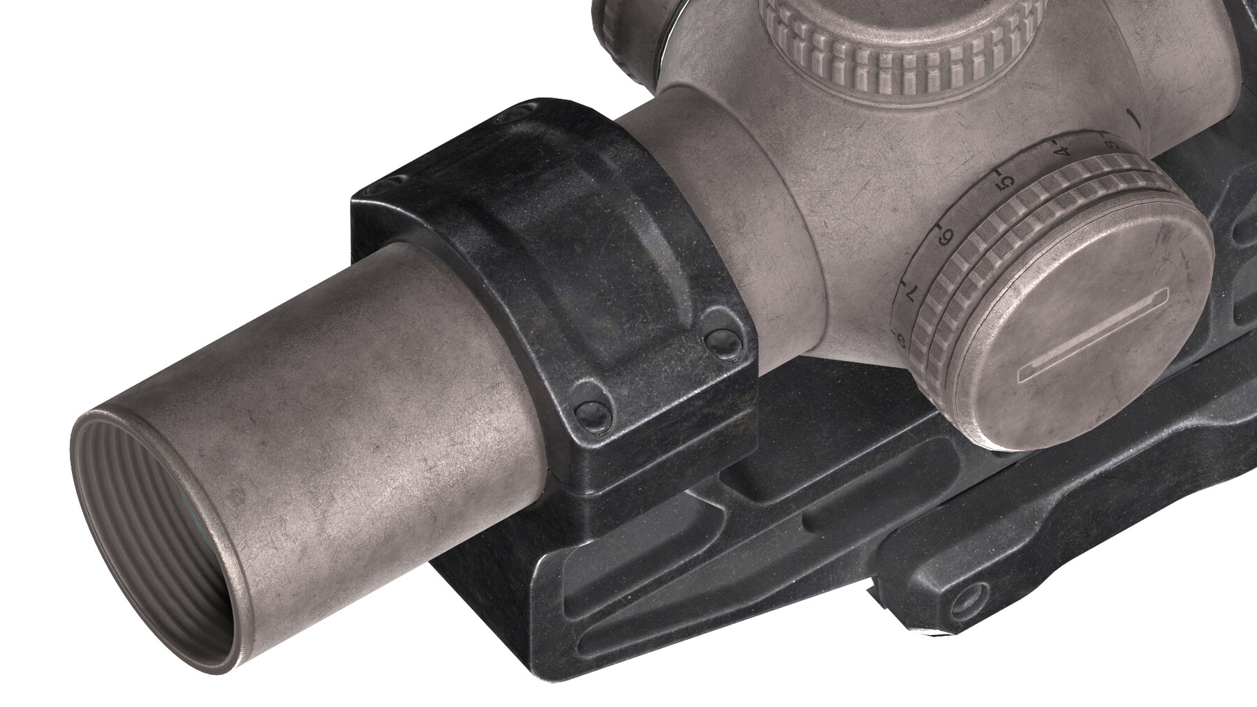 ArtStation - MILITARY VORTEX 1X8 LPVO RIFLE SCOPE | Game Assets