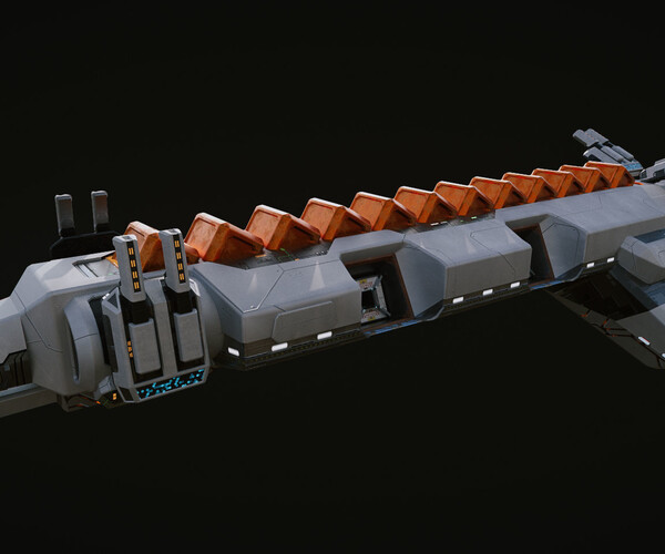 ArtStation - Spaceship Fighter - Source Files Attached 4K Textures ...