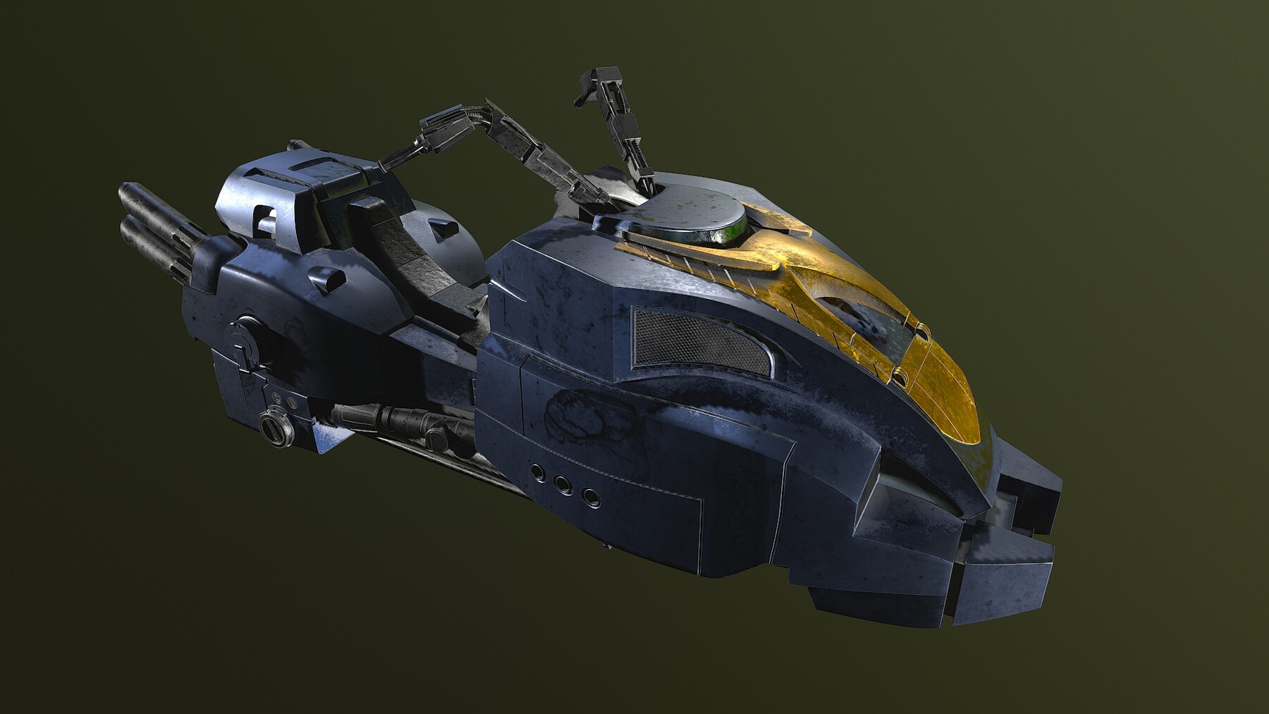 ArtStation - Lawmaster Motorbike Judge Dredd | Resources