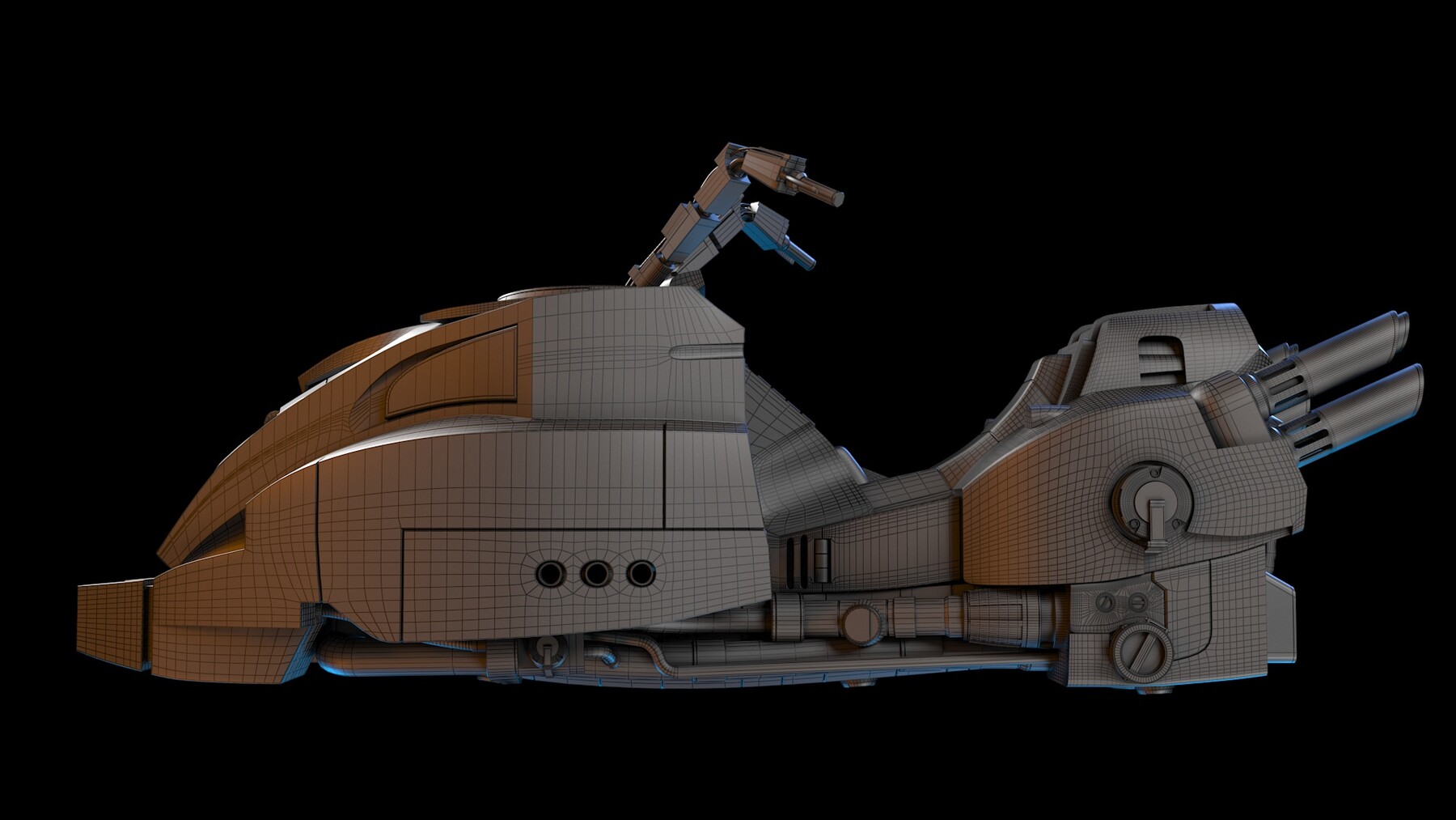 ArtStation - Lawmaster Motorbike Judge Dredd | Resources