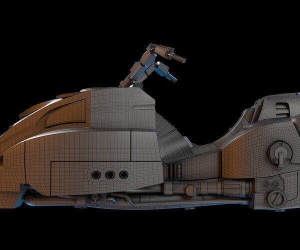 ArtStation - Lawmaster Motorbike Judge Dredd | Resources