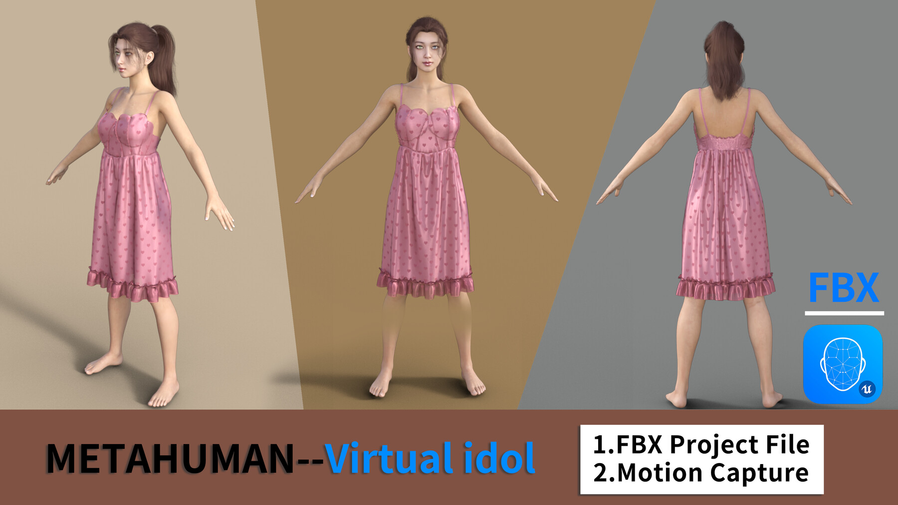 ArtStation - Reizel-Girl with long hair and different pupils in pink ...