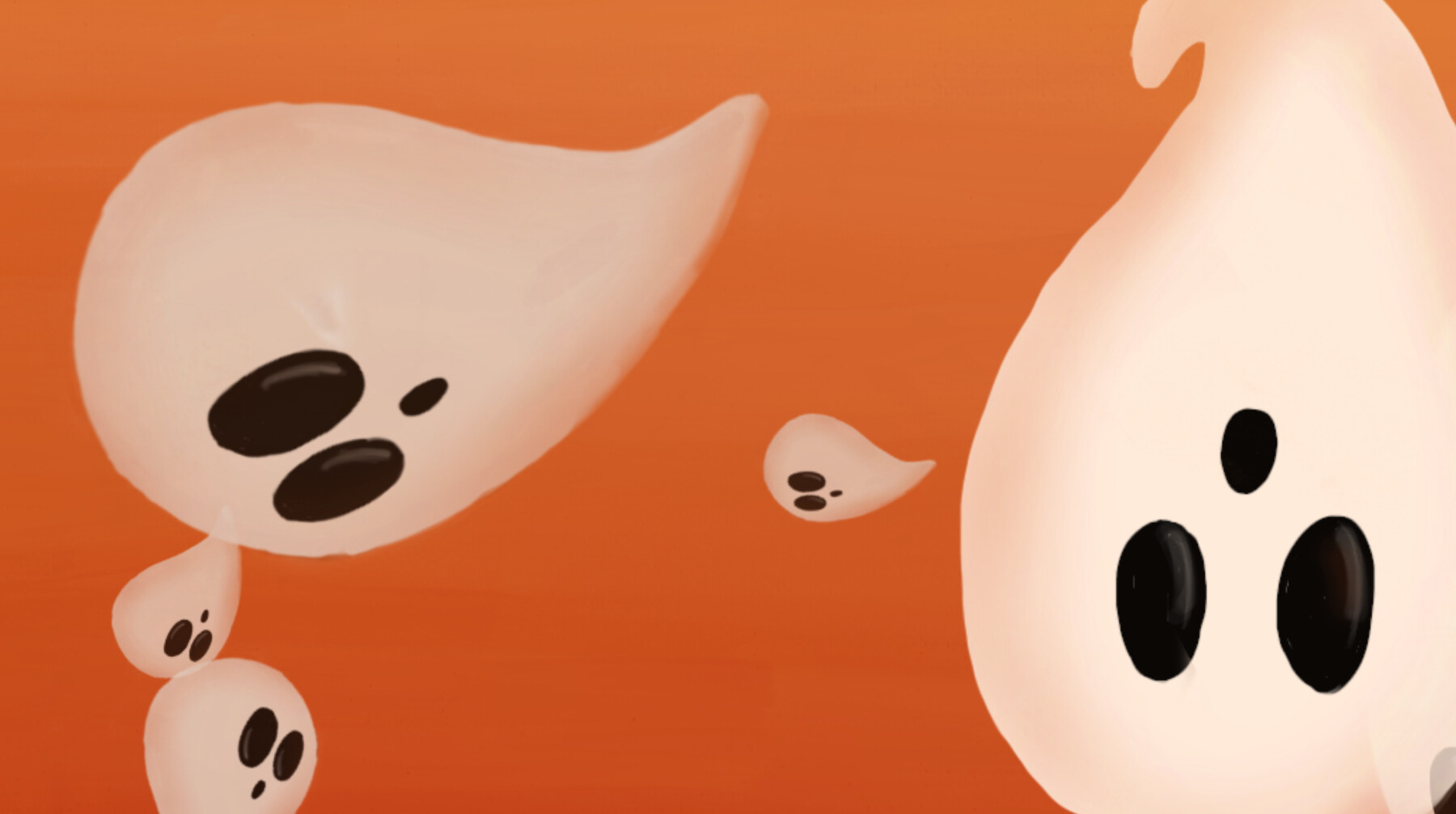 ArtStation - Ghostly Halloween Pattern | Artworks