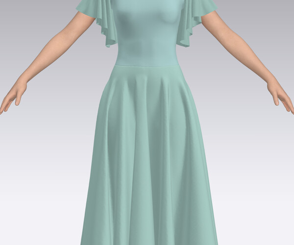 ArtStation - Dress Outfits MD CLO 3D ZPRJ ZPAC project files 3D model ...