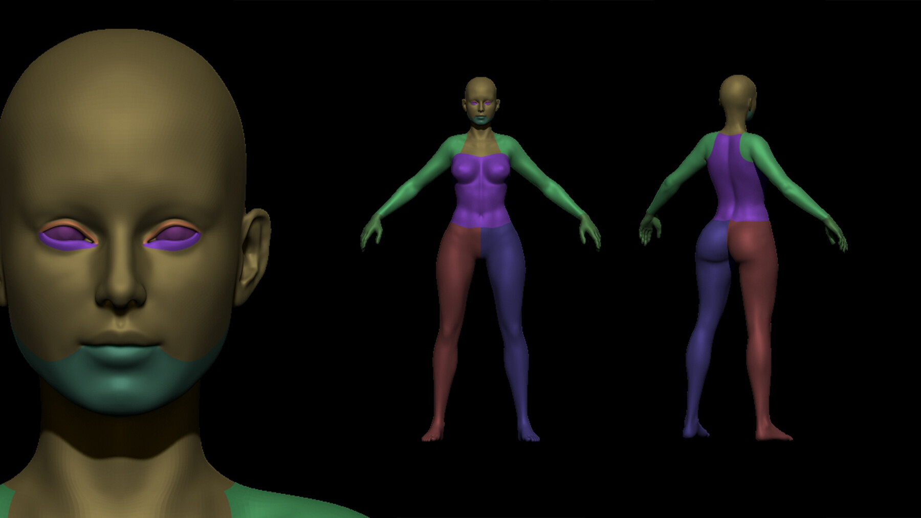 ArtStation - Character Basemesh Kit - Real Time/3D Assets/Files(MB, ZTL, OBJ, FBX) | Resources