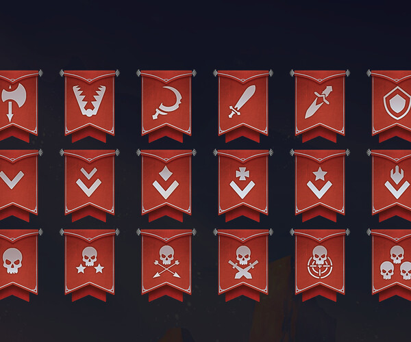 ArtStation - Rank Icons | Game Assets