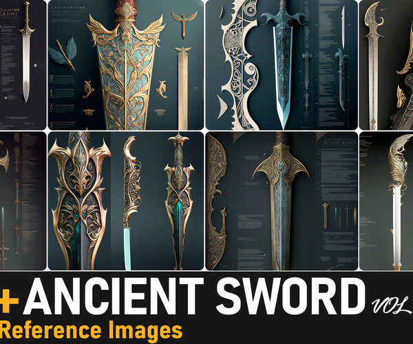 ArtStation - Ancient Sword VOL.02|4K Reference Images | Artworks